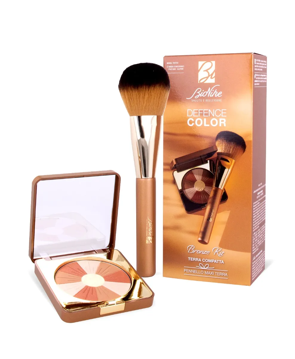 Defence Color Summer Glow Kit Terra Solare Compatta 201 + Pennello Maxi ...